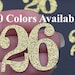 Any Number 26th Birthday Confetti 1 Inch Number 26th Glitter Confetti ...
