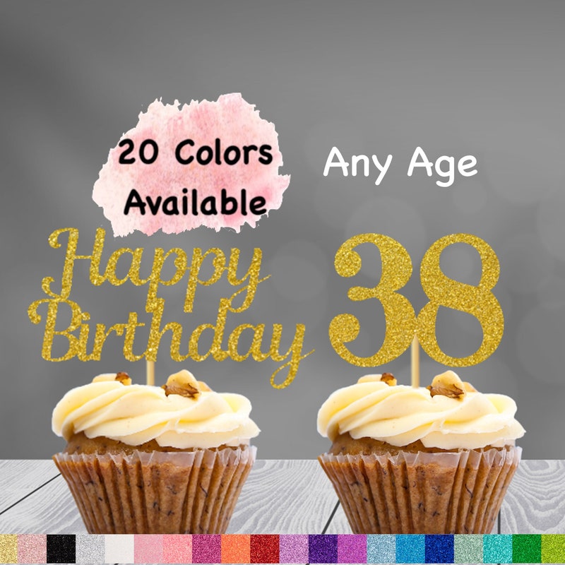 38th Birthday Cake - Etsy