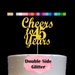 Cheers to 45 Years Cake Topper 5.5 Inches Wide all Numbers Available ...