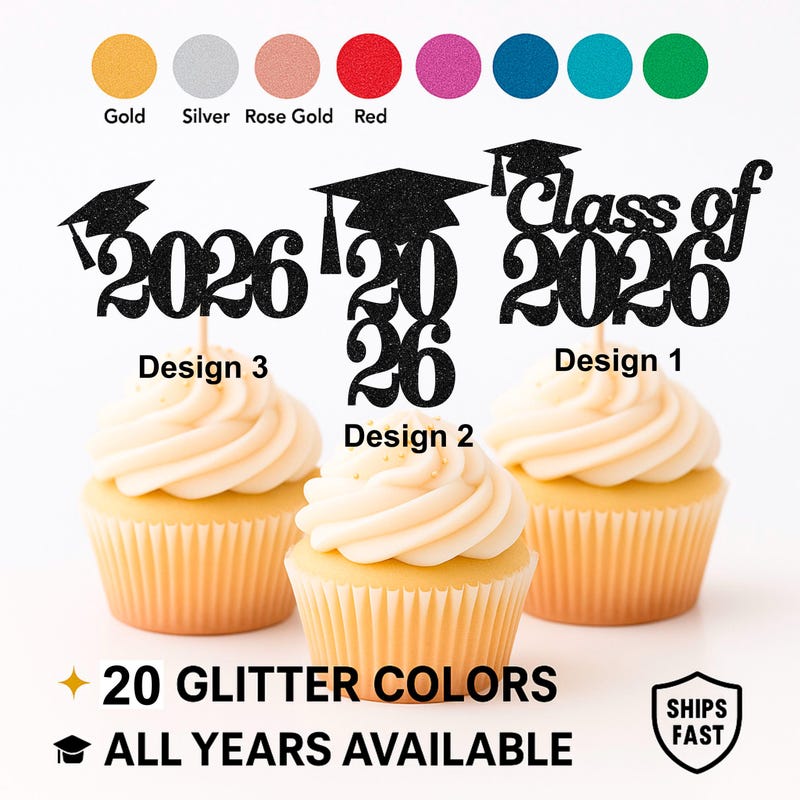 2026 Cupcake Topper Svg - Etsy