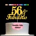 56 and Fabulous Birthday Cake Topper | Glitter | 56th Birthday ...