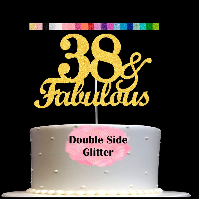 38th Birthday Cake - Etsy