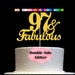 97 and Fabulous Birthday Cake Topper | Glitter | 97th Birthday ...