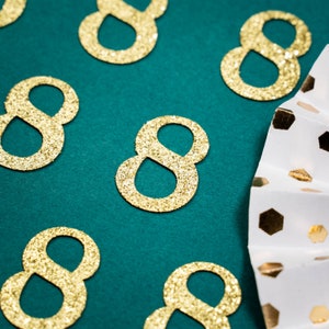 8th Birthday Confetti 1 Inch Party Glitter 8th Birthday Party ...