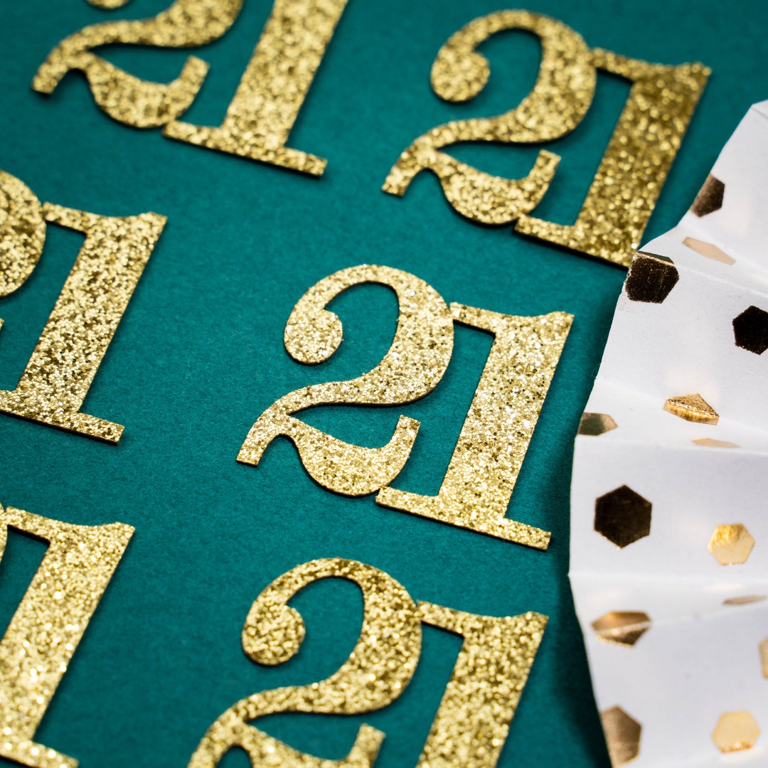 21st Birthday Confetti Party Favors 21st Anniversary Decorations Party ...