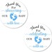 324 Blue Boy Rubber Ducky Theme Baby Shower Party Favors Stickers ...