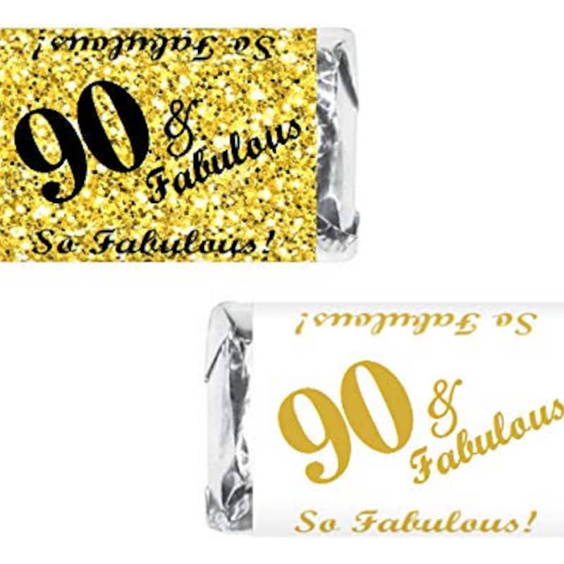 90th Birthday Labels - Etsy