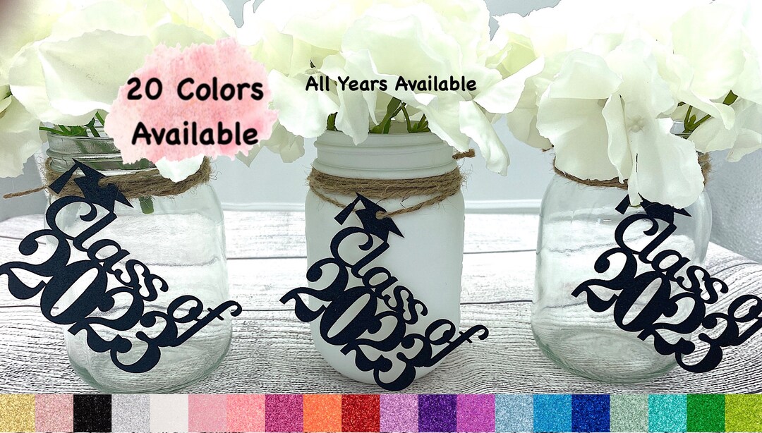 Class of 2026 Graduation Decorations (20 Colors Available) Graduation ...
