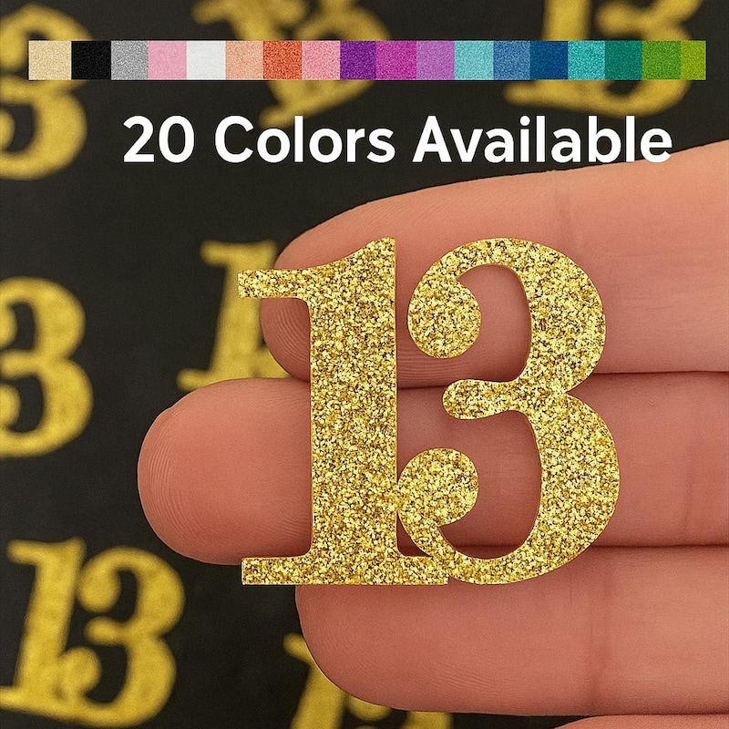 Purple Number 13 Svg - Etsy