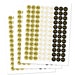 65th Birthday Party Labels Set of 324 Self-adhesive Glossy Stickers ...