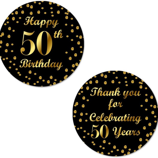 Happy 50th Birthday Logo - Etsy