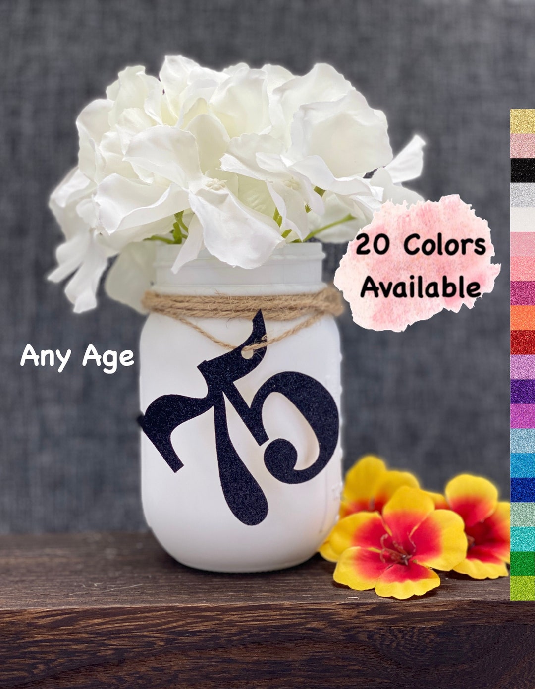 75th Birthday Decorations | Number 75 | Birthday Table Decor | Age 75 ...
