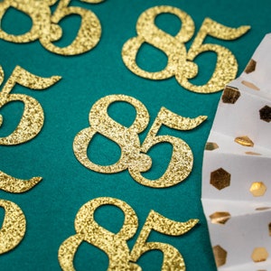 85th Birthday Confetti Party Favors 85th Anniversary Decorations Party ...