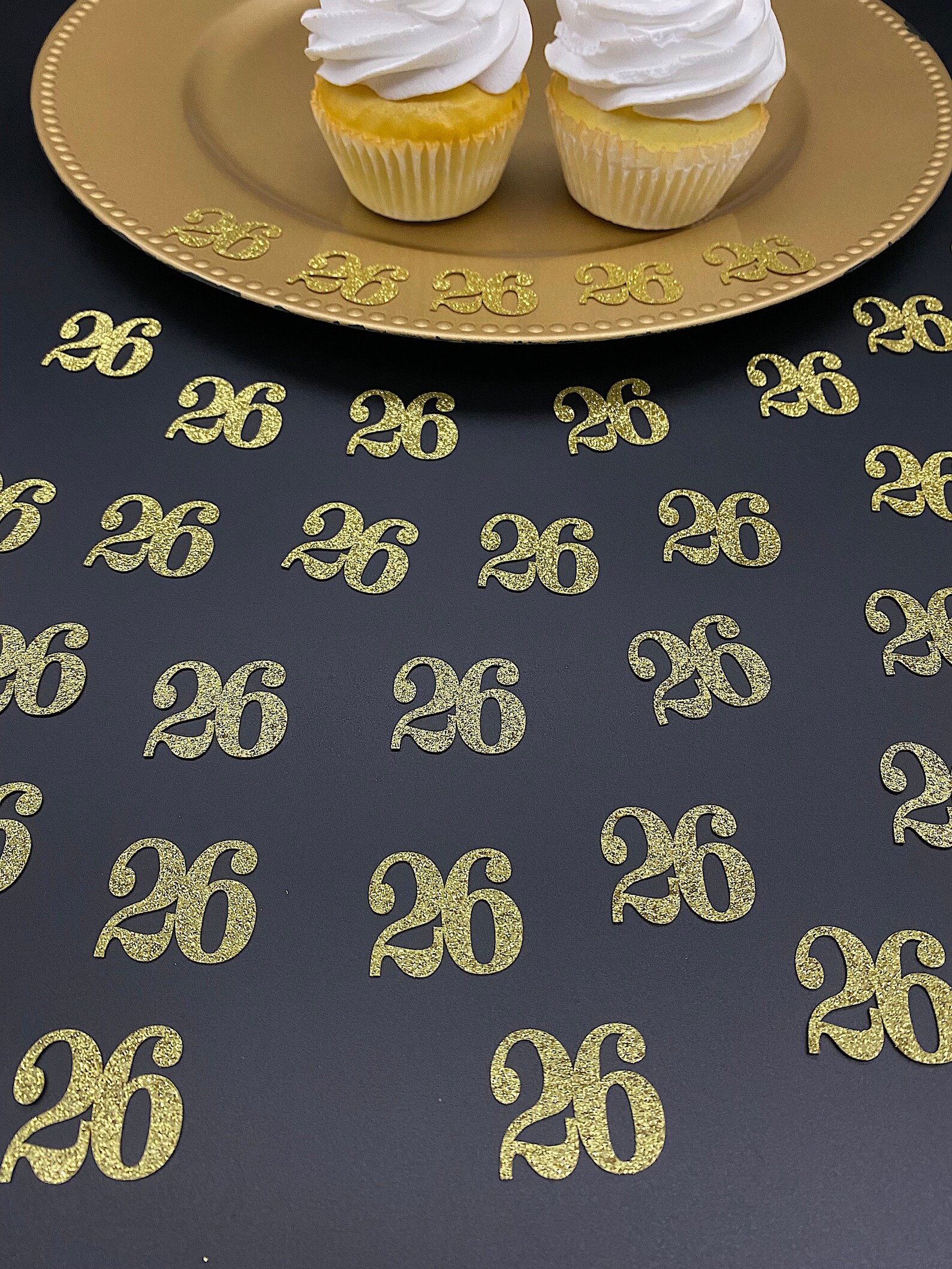 Any Number 26th Birthday Confetti 1 Inch Number 26th | Etsy