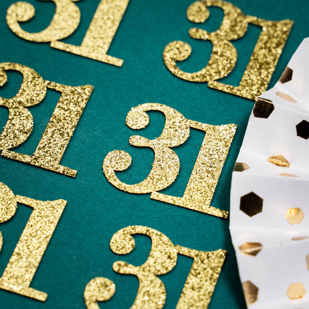 31st Birthday Confetti Party Favors 31st Anniversary Decorations Party ...