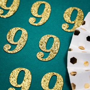 9th Birthday Confetti 1 Inch Party Glitter 9th Birthday Party ...