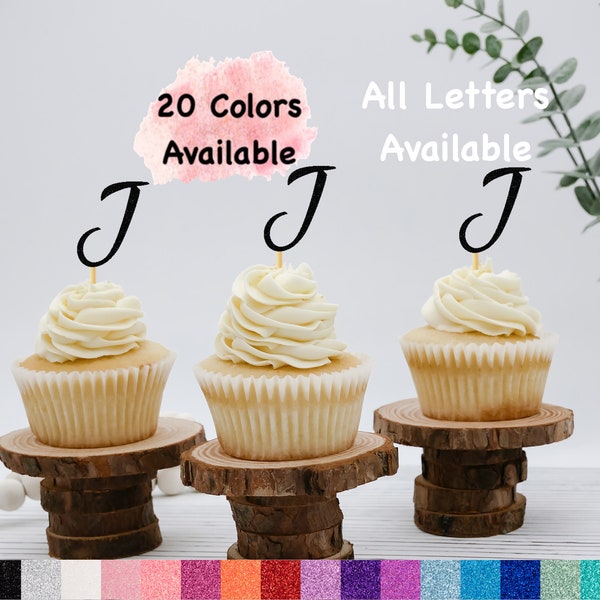 Letter J Cake Topper - Etsy