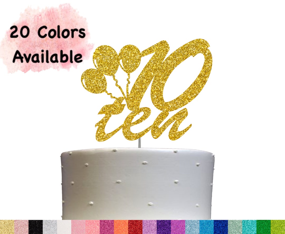 10th Birthday Cake Topper | Number Ten Cake Topper | 10th Birthday ...