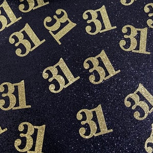 ANY NUMBER 31st Birthday Confetti 1 Inch Adult Party Glitter 31st ...