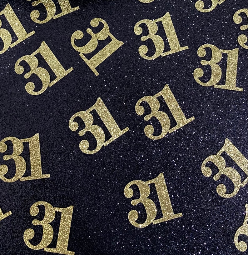 ANY NUMBER 31st Birthday Confetti 1 Inch Adult Party | Etsy