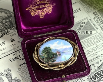 Miniature Enamel Painting - Etsy