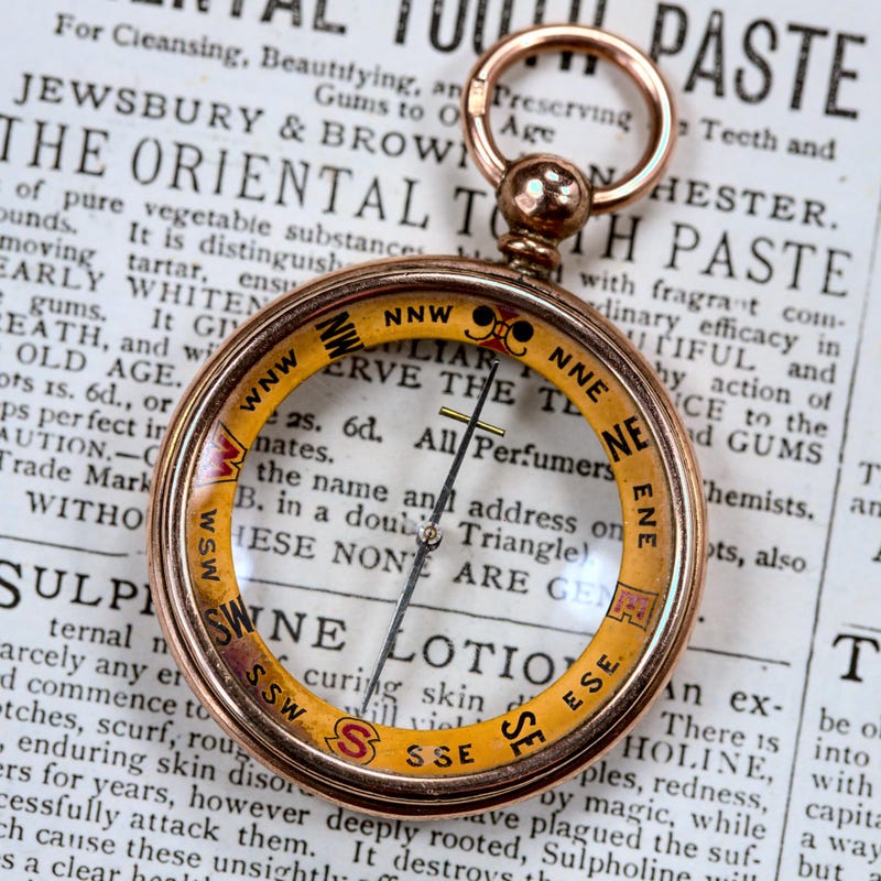 Antique Compass - Etsy