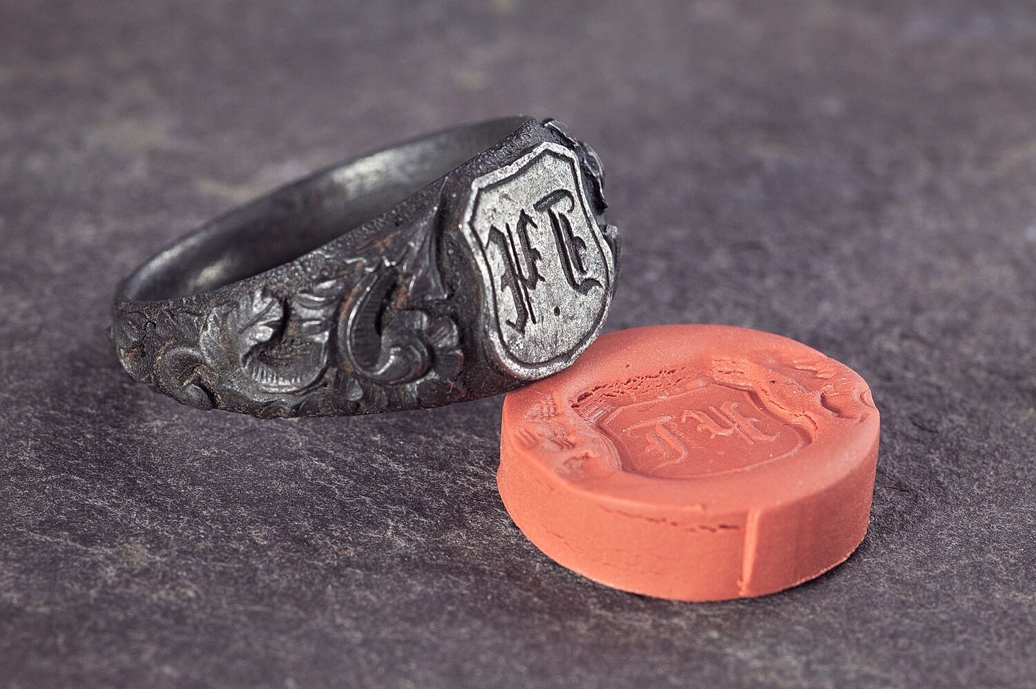 Stunning & Rare Genuine 1800's Antique Berlin Iron Signet | Etsy