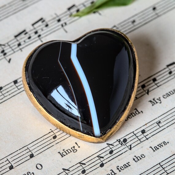 Antique Early Victorian English Gilt Metal Deep Cut B… - Gem