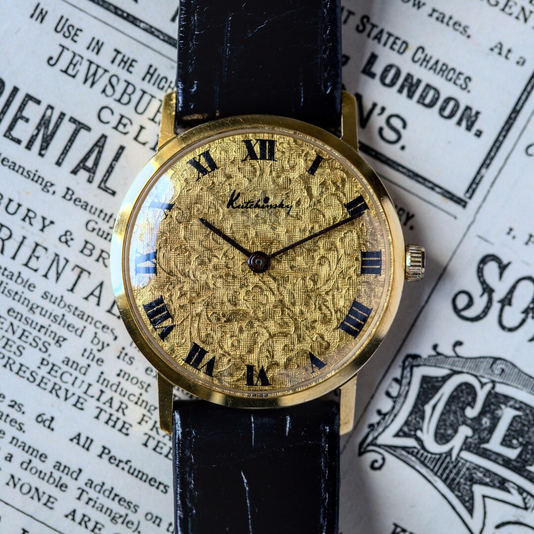 Superb Rare Vintage 80's Swiss 18K Gold Kutchinsky Dress Watch ...