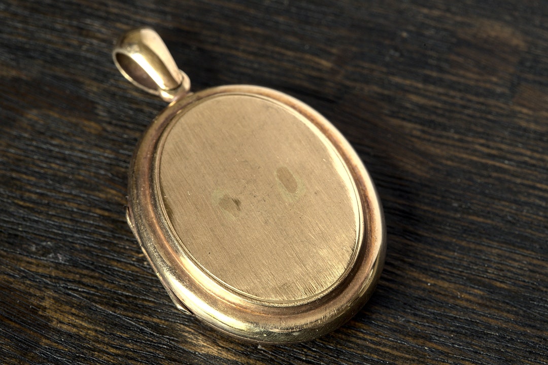 Lovely Antique Edwardian English 9K Gold Double Locket Pendant C1900 - Etsy