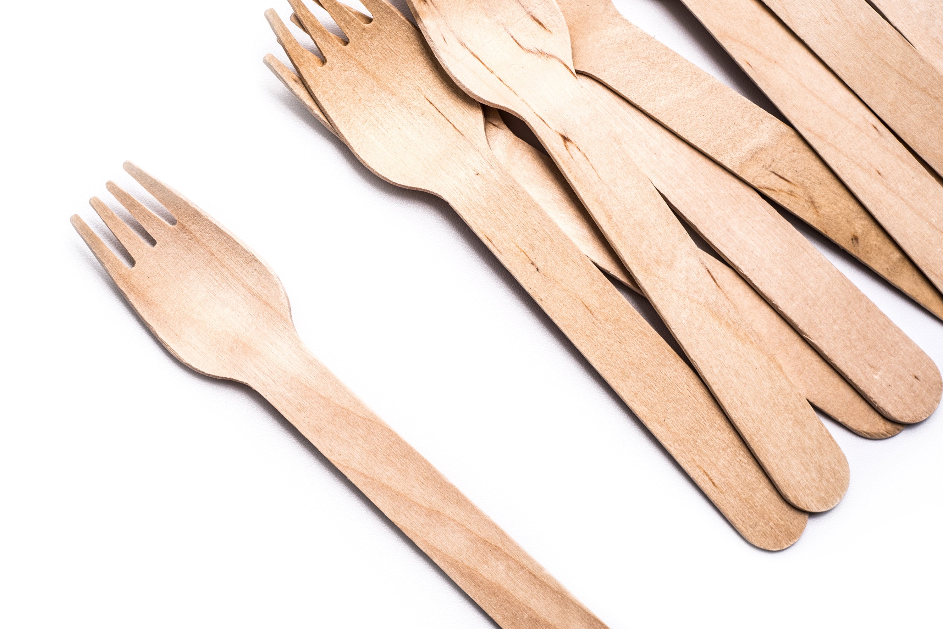 Woodu Disposable Wooden Forks 100 PACK Eco-friendly - Etsy