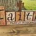 Faith Block Set - Faith Scripture Blocks - Religious Blocks - Vinyl ...