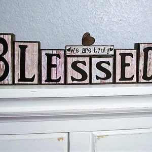 Blessed Sign - Blessed Scripture Sign- We Are Truly Blessed - Religious ...