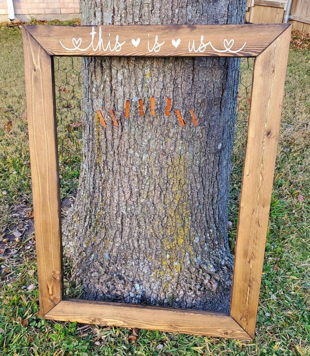 Chicken Wire Frame Medium - Chicken Wire Picture Frame - Wire Frame ...