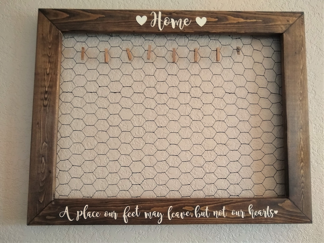 Chicken Wire Frame - Chicken Wire Picture Frame - Home Frame - - Etsy