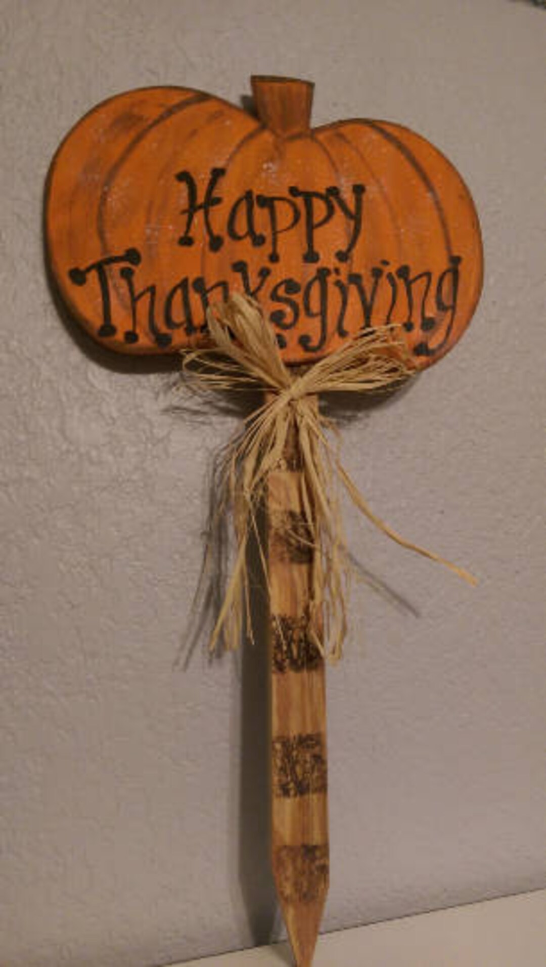 Pumpkin Yard Sign - "happy Thanksgiving" , Thanksgiving Yard Sign ...