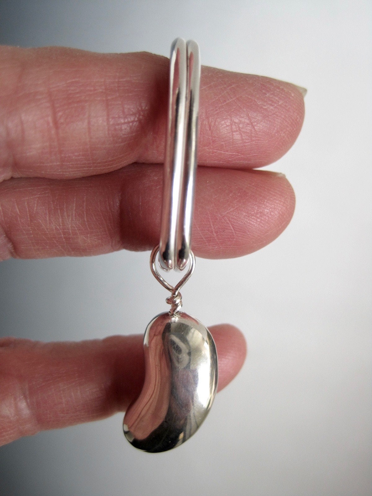 Sterling Silver Heart and Kidney-large Key Ring-transplant Gift - Etsy