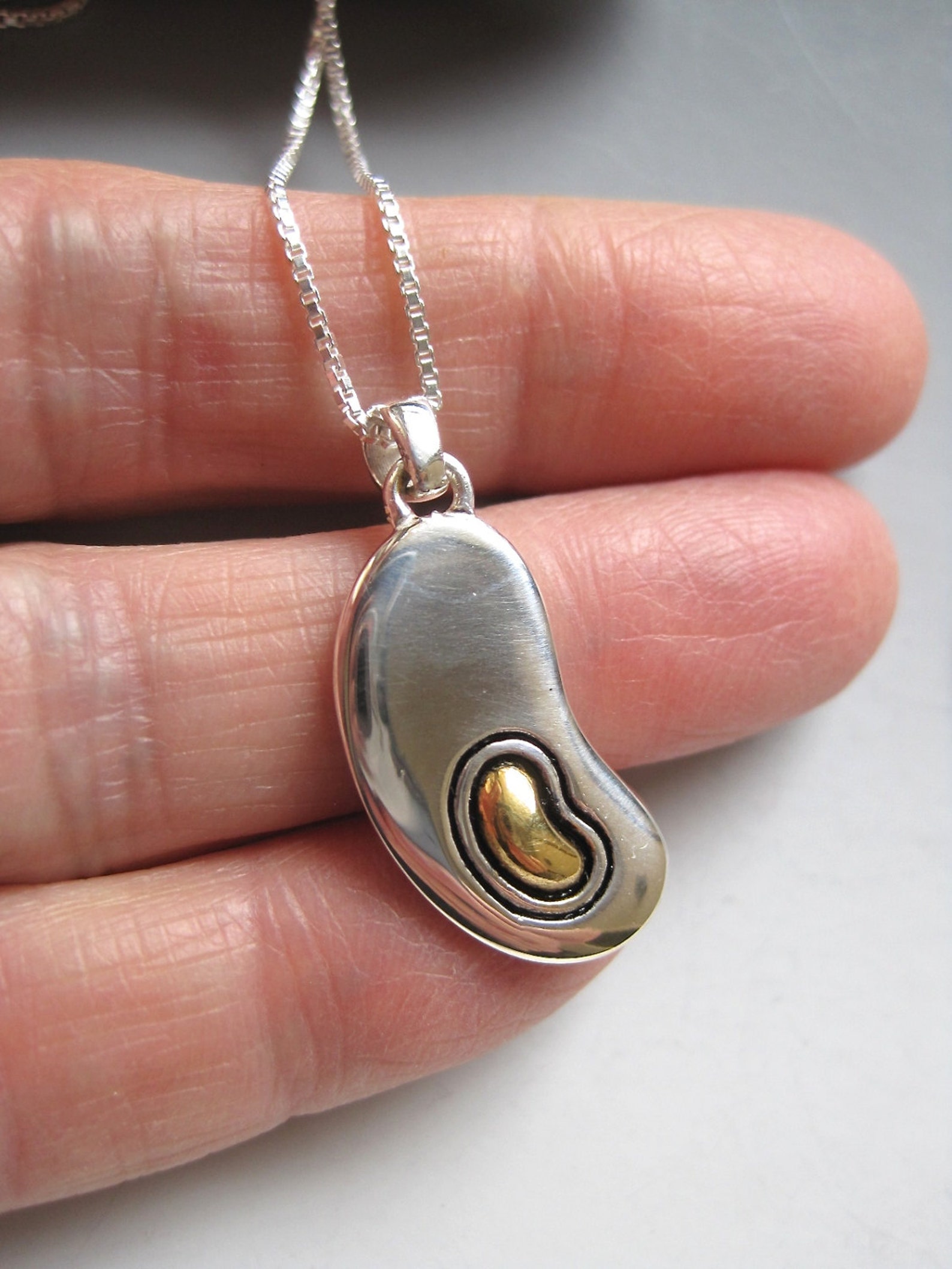 Kidney Transplant Sterling Silver Pendant Set: Golden Kidney Donor ...