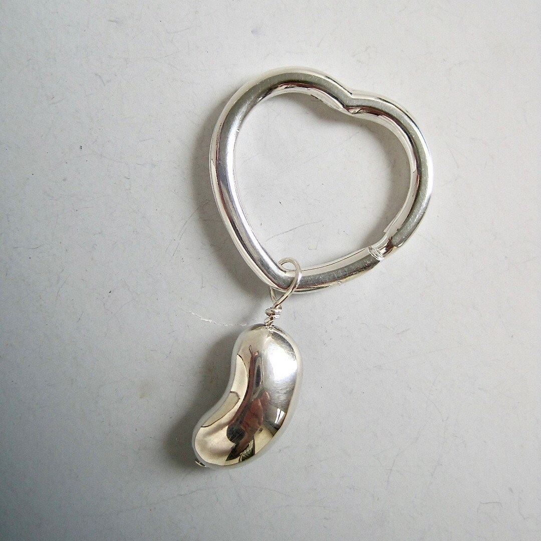 Sterling Silver Heart and Kidney-large Key Ring-transplant Gift - Etsy