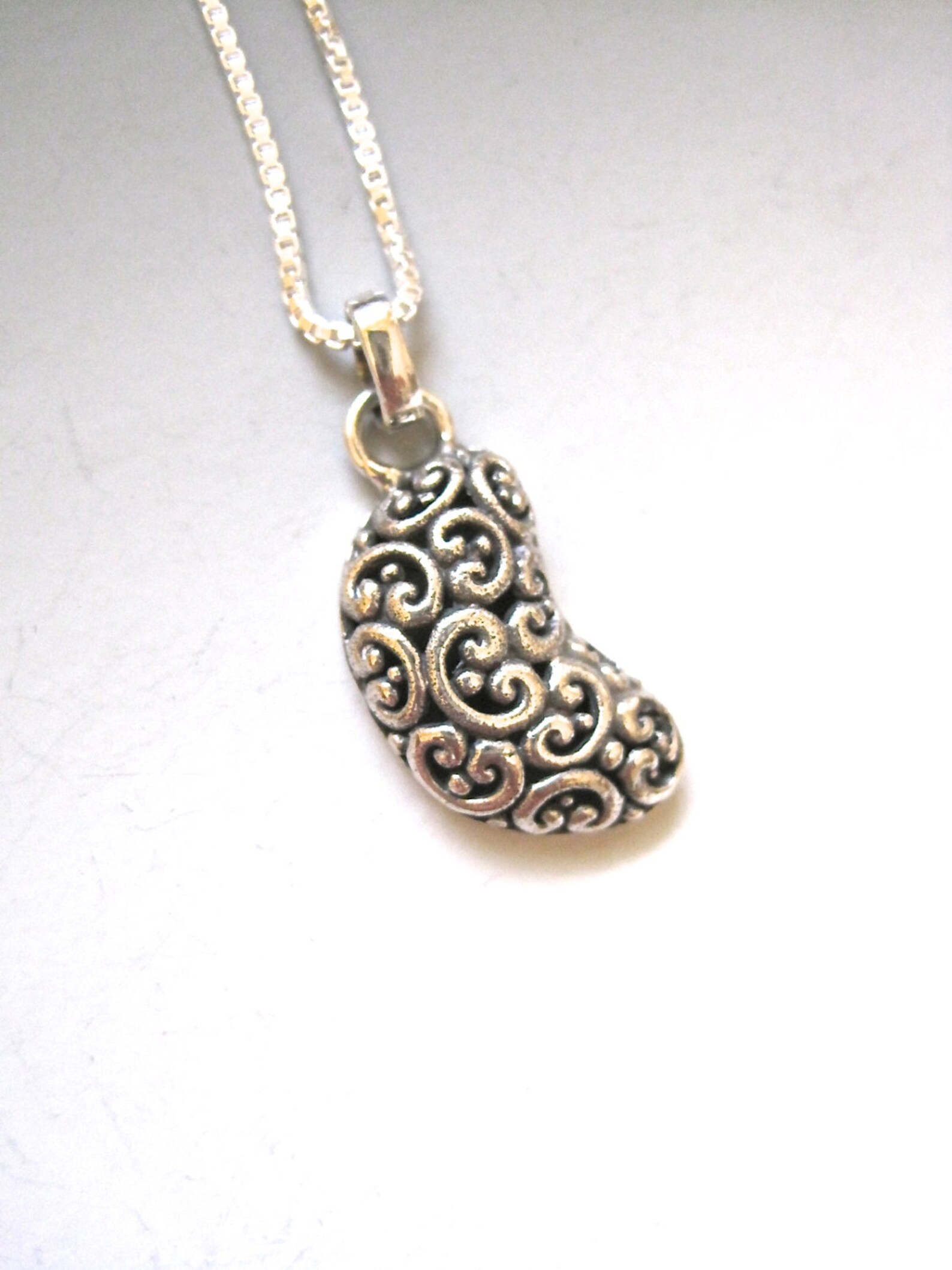 Kidney Transplant Gift: Exclusive Kidney Shaped Sterling Silver Pendant ...