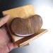 Handcrafted Wood Kidney Shaped Box, Maple Kidney Shape With Cherry Wood ...