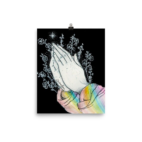 Home & Living Prayer Of Hope Poster Print Wall Hangings etna.com.pe