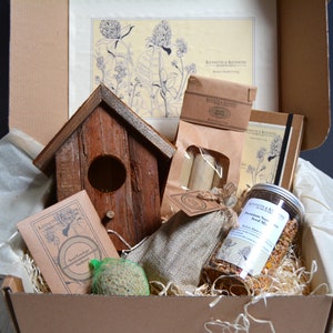 Rustic Large Bird House and Bird Food Gardening Gift - Etsy