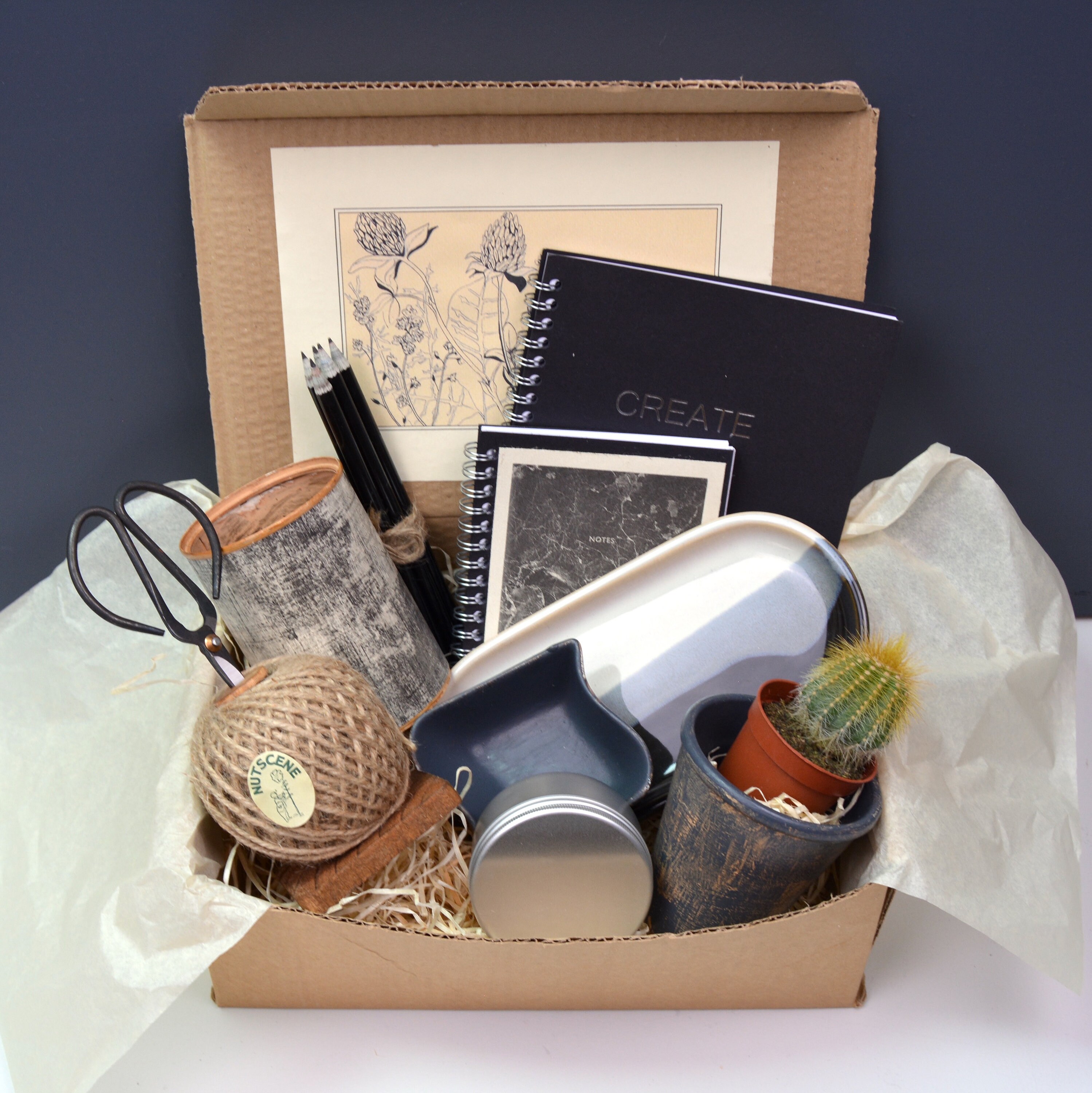 Desk Tidy and Stationary Gift Set - Etsy UK