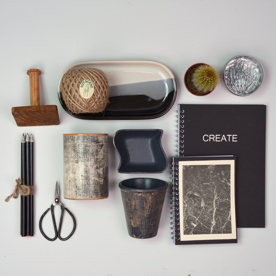 Desk Tidy and Stationary Gift Set - Etsy UK