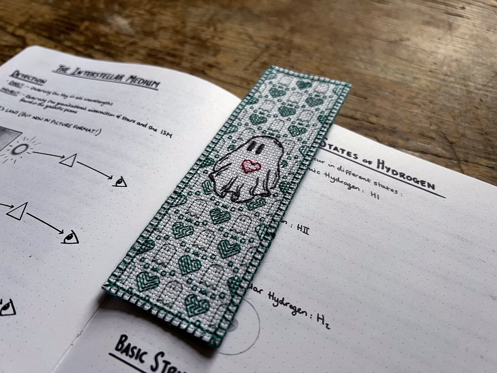 Bookmark Blackwork Cross Stitch Pattern · Heart & Soul - Etsy
