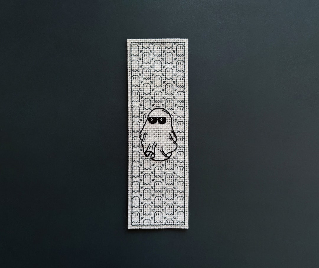 Bookmark Blackwork Cross Stitch Pattern · Unfazed Phantom - Etsy