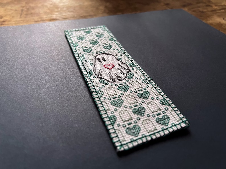 Bookmark Blackwork Cross Stitch Pattern · Heart & Soul - Etsy