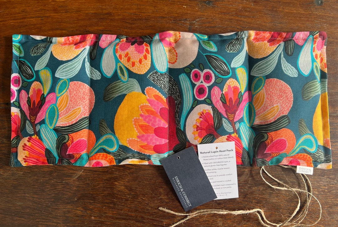 Extra Large Lupin Heat Pack | 100% Cotton | Kirsten Katz Bush Flora ...
