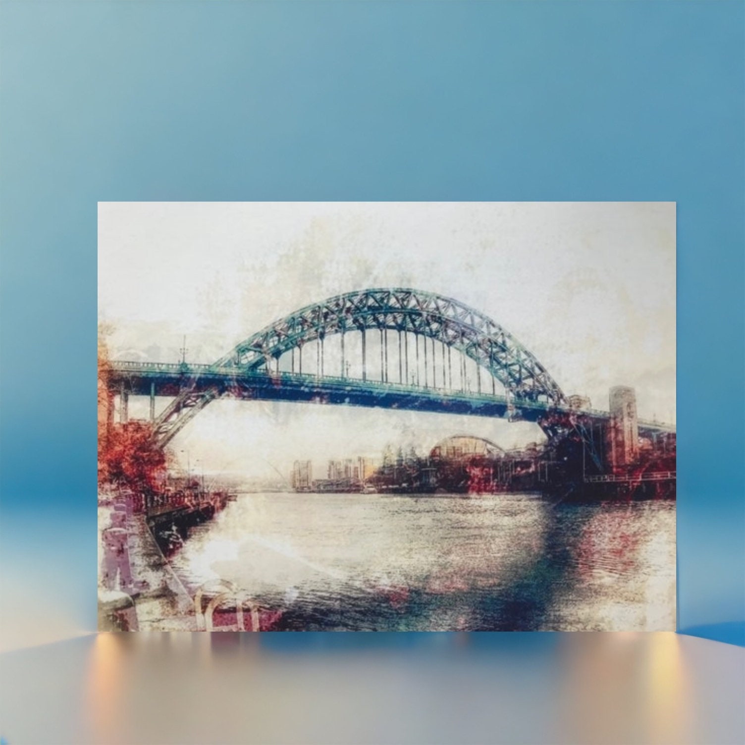 Tyne Bridge Newcastle the Toon A4 Print U Framed - Etsy